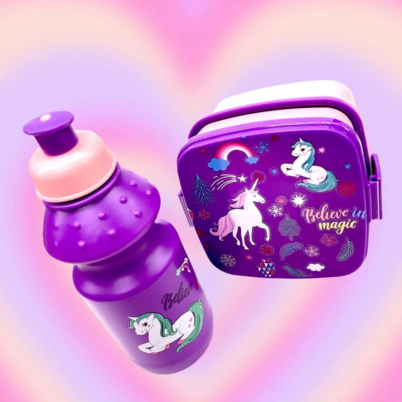 Box Lunch y Botella unicornio