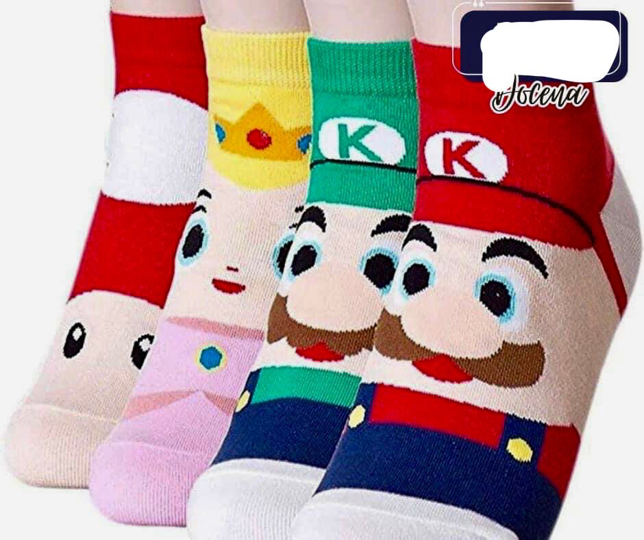 Docena Calcetin Mario Bros