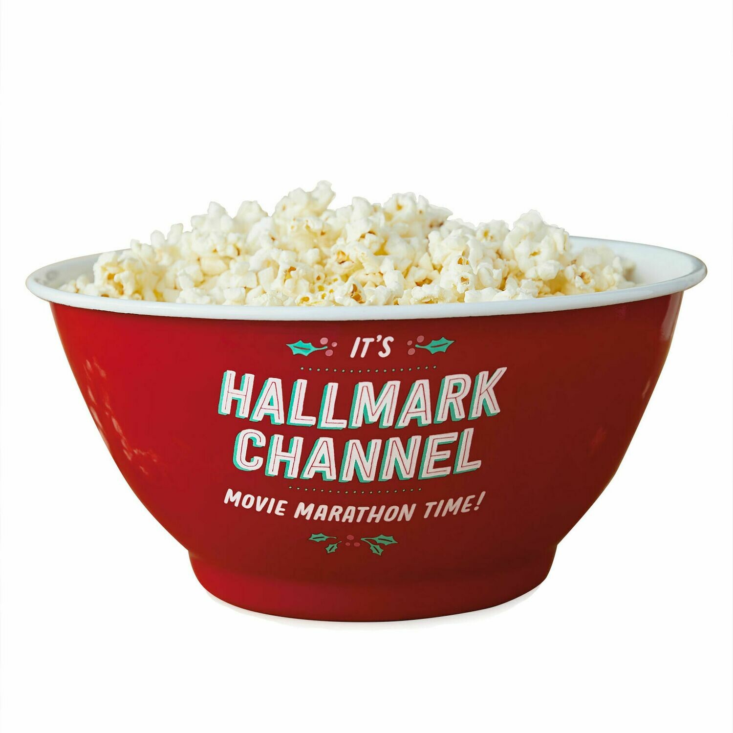 Hallmark Channel Movie Marathon Metal Popcorn Bowl - Home - Down Cherry ...