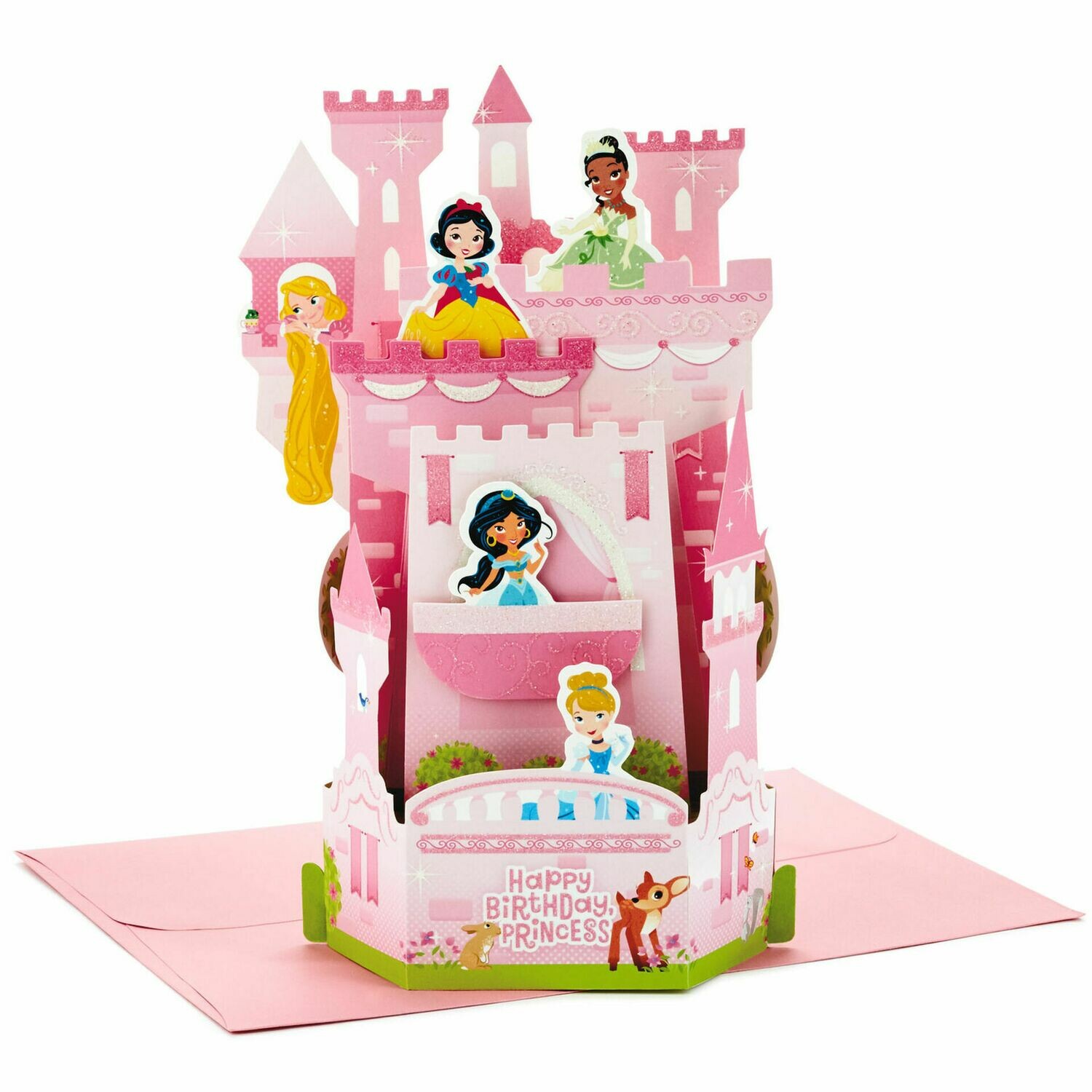 Disney Princess Castle 3D Pop-Up Birthday Card - Home - Down Cherry ...