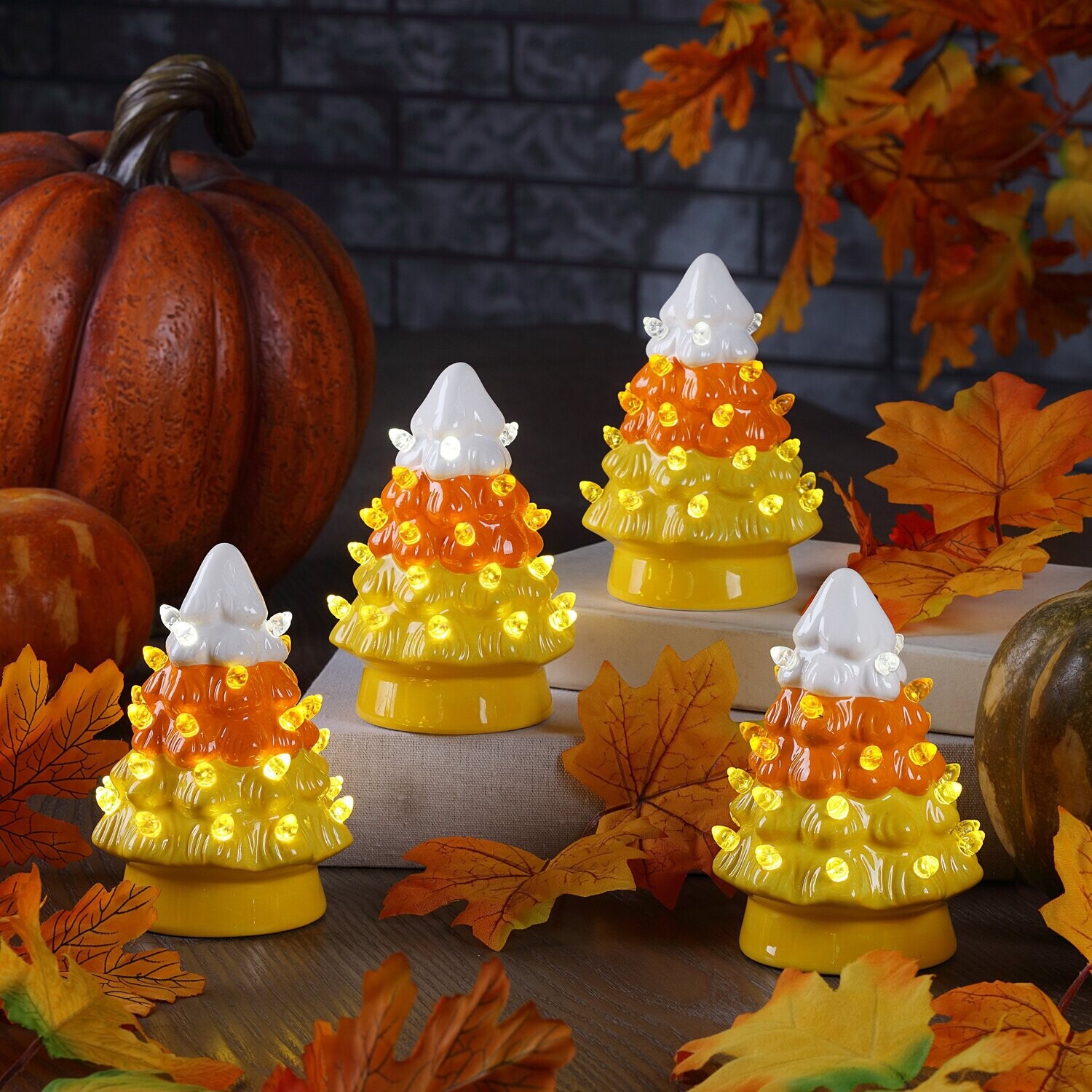 Mr Christmas Halloween Candy Corn Tree - Home - Down Cherry Tree Lane
