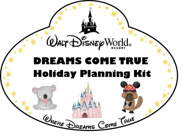 Walt Disney World - DREAMS COME TRUE Holiday Planning Kit - Home - Down ...