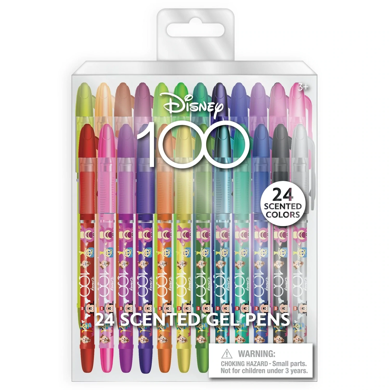 Disney 100 Years Anniversary - Multi-Color Scented Gel Pens, 24 Count ...