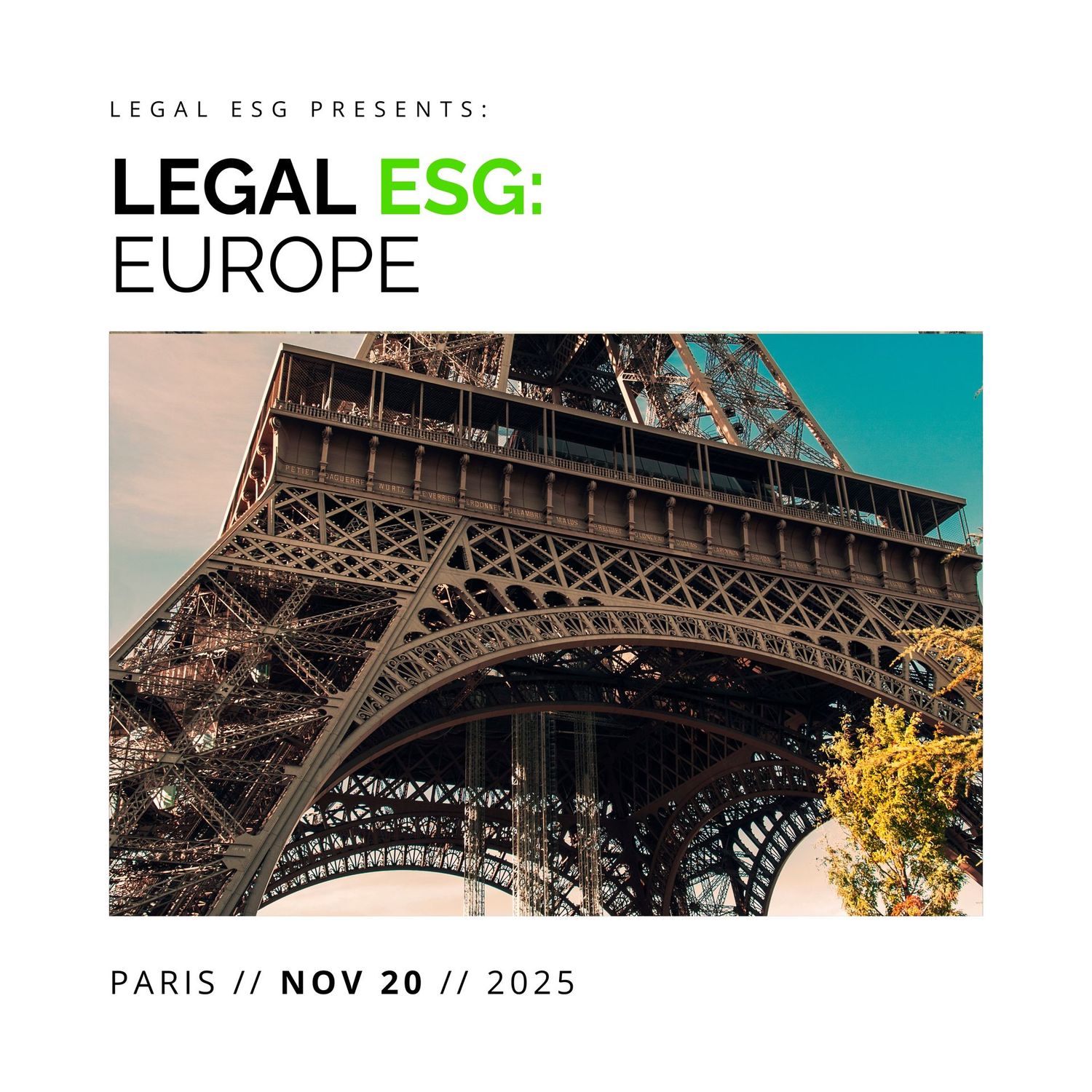 Legal ESG: Europe