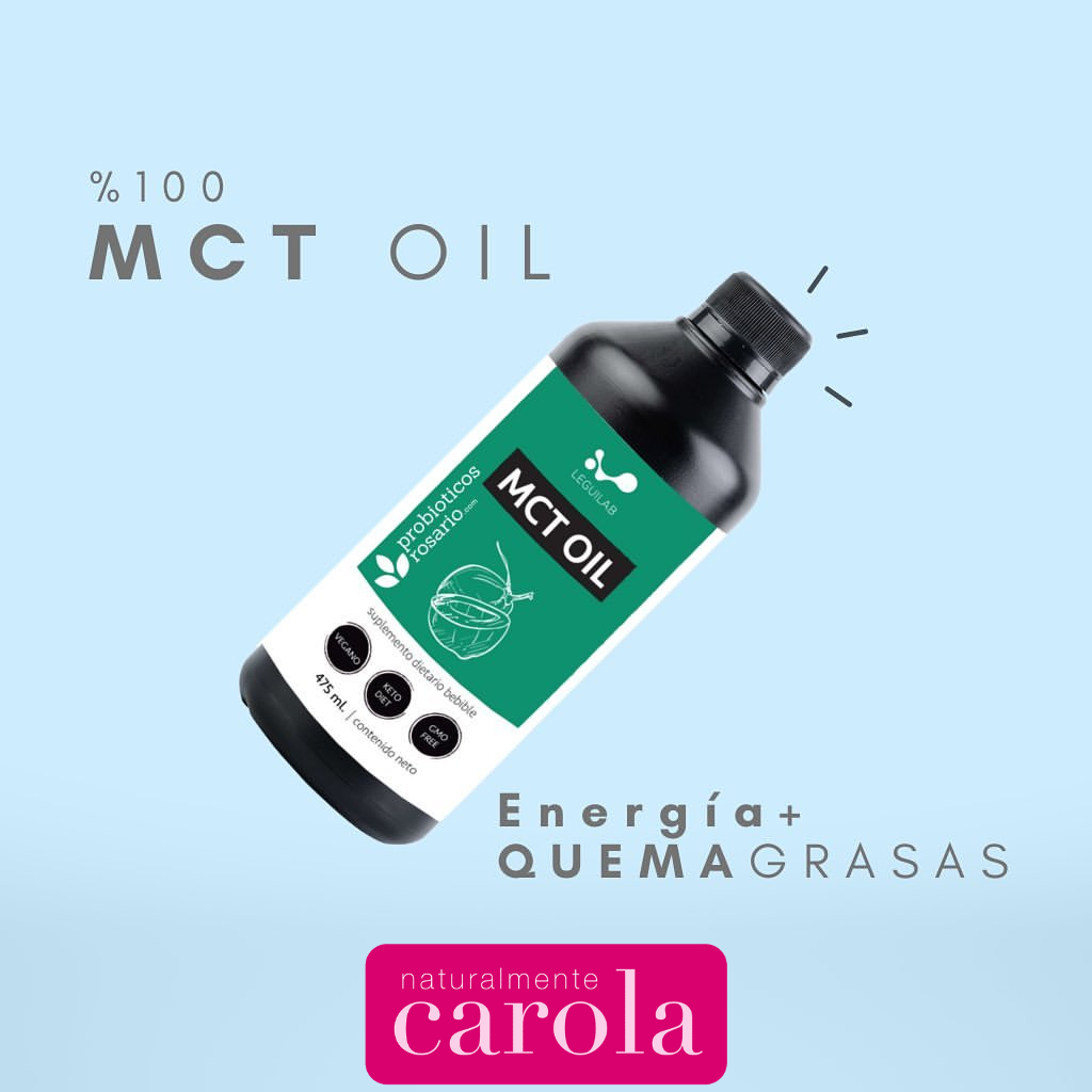 MCT Oil Trigliceridos de Cadena Mediana x 250ml 100%puro