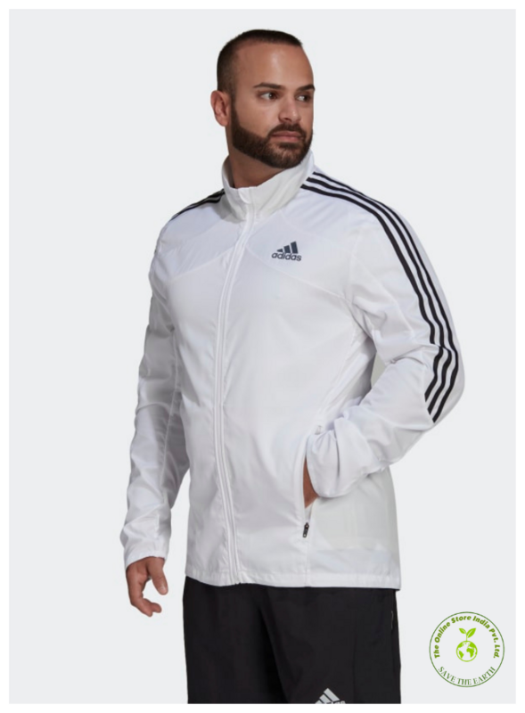 Original ADIDAS Half Striped Men Winter White (Upper Jacket)