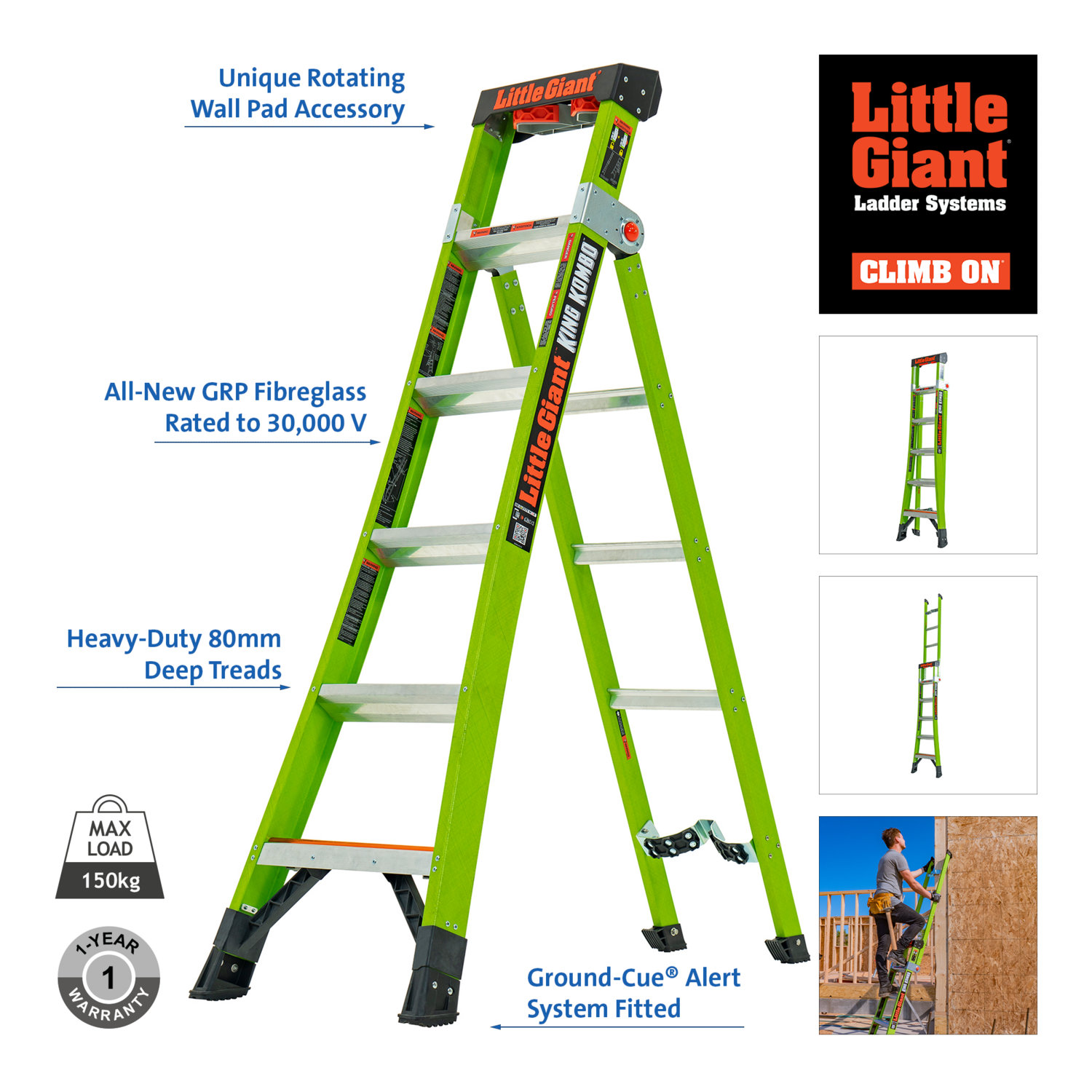 Little giant king kombo ladder store