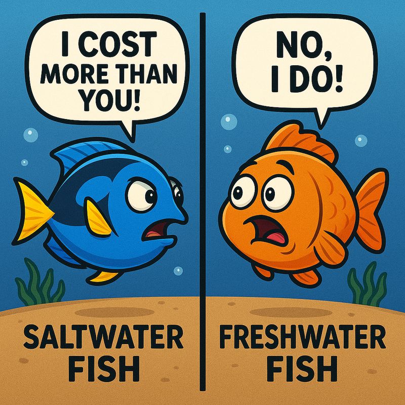 Saltwater vs. Freshwater Fish: Cost Breakdown
