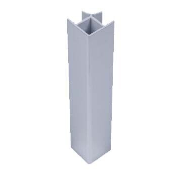 Perfil Esquinero 90 PVC 120mm Terminación Inox. (Caja: 1 PZA)
