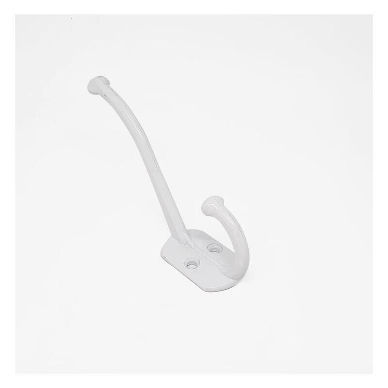 Perchero Doble Blanco (Caja: 1 PZA)