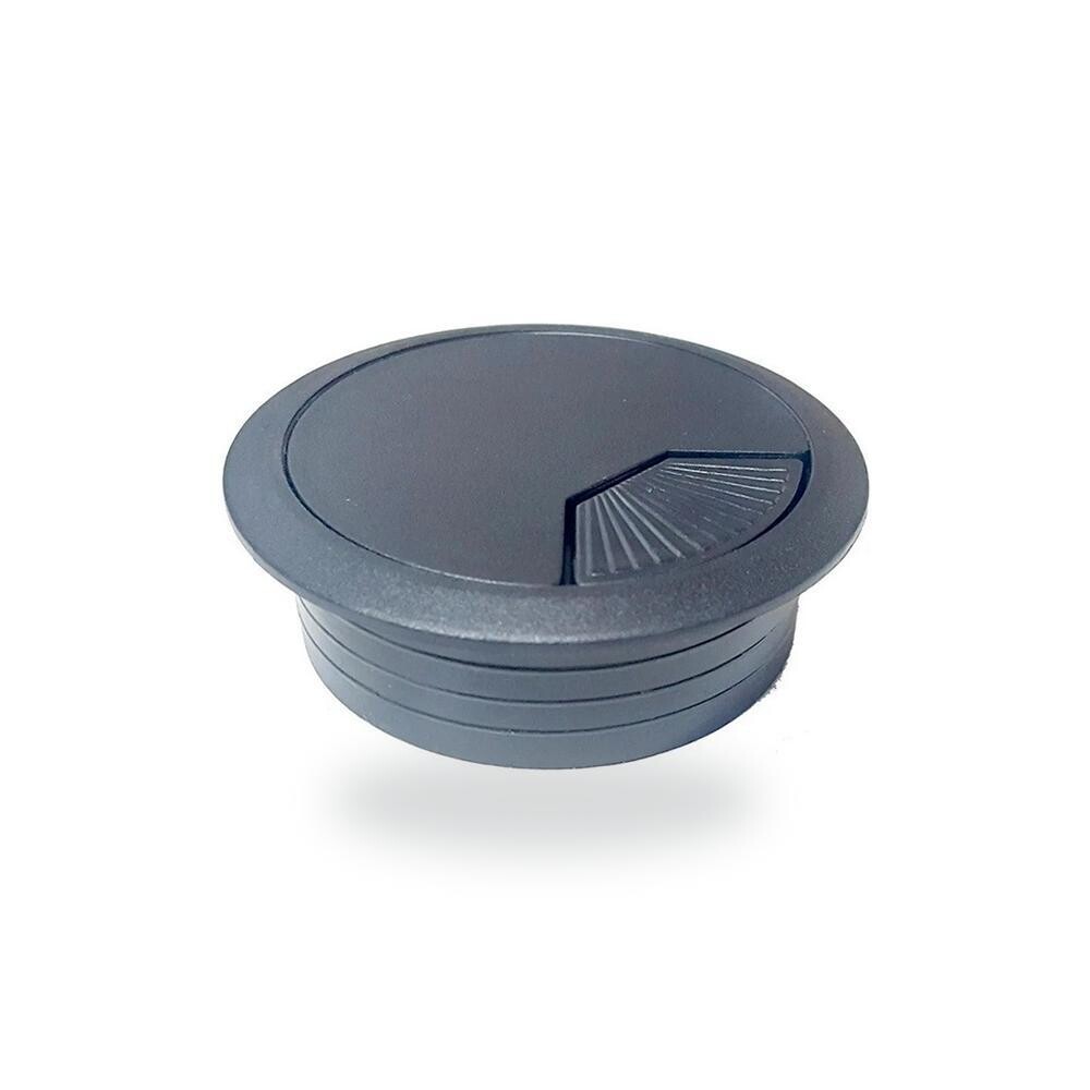 PASACABLE PLASTICO NEGRO 60mm.