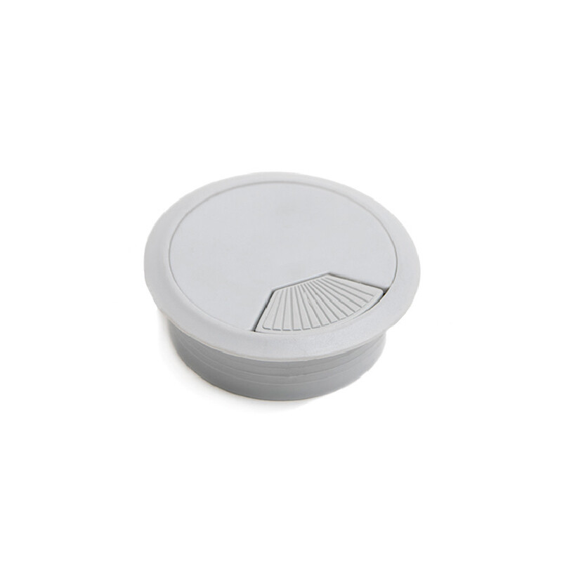 PASACABLE CIRCULAR CON TAPA GIRATORIA Ø80 BLANCO (Caja: 1 PZA)