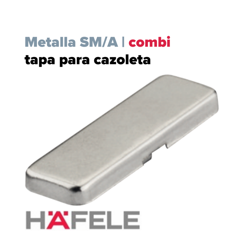 Tapa Metalla SM/A Ac.niquelado (Caja: 50 PZA)