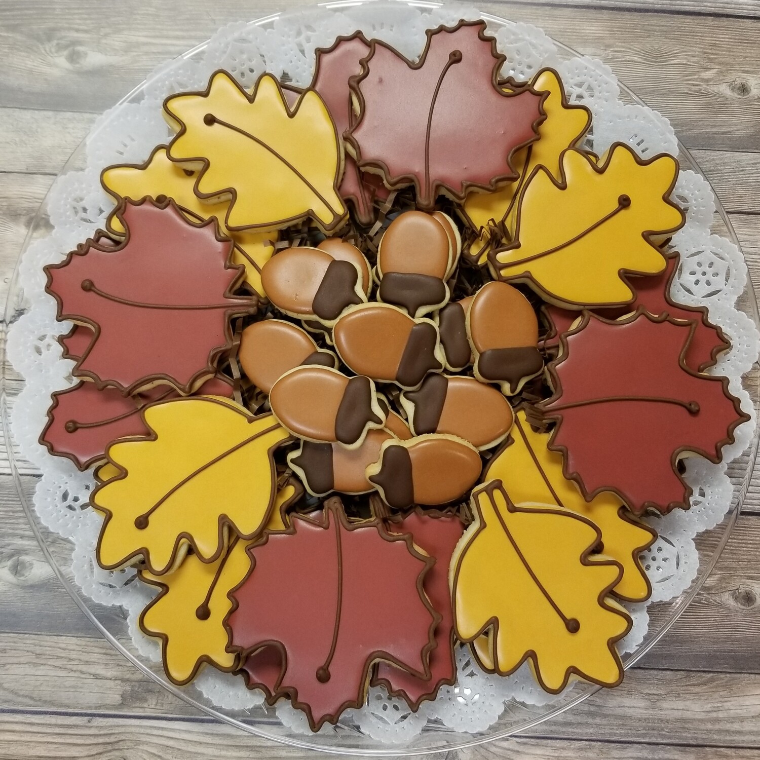 Autumn Leaf & Acorn Platter