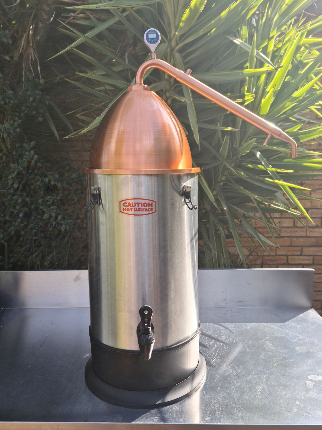 Used Still Spirits T500 Boiler with Alembic Copper Dome and Condenser