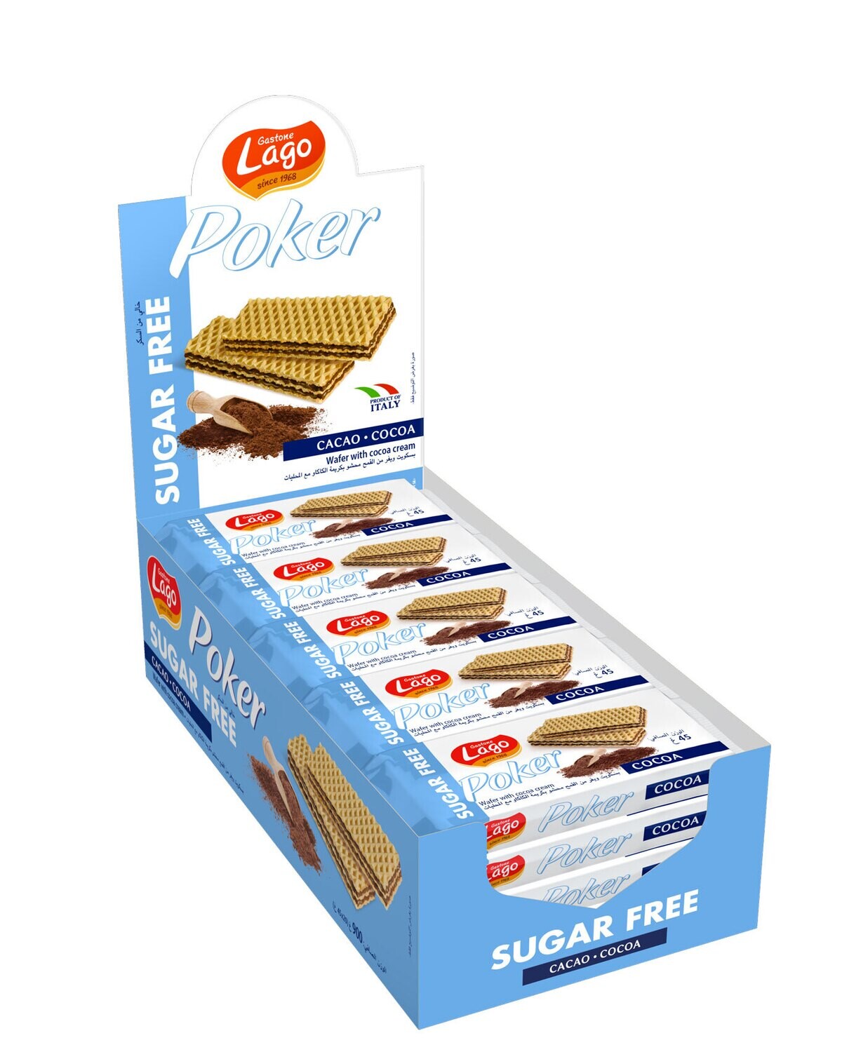 Poker 20 x 45g Sugar Free Cocoa cream