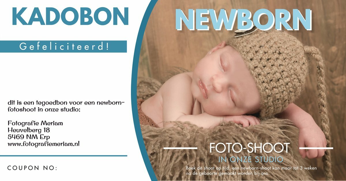 Fotoshoot kadobon, Fotografie Meriam