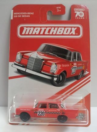 Matchbox Mercedes Benz 220 SE Sedan Target 70 Years Exclusive