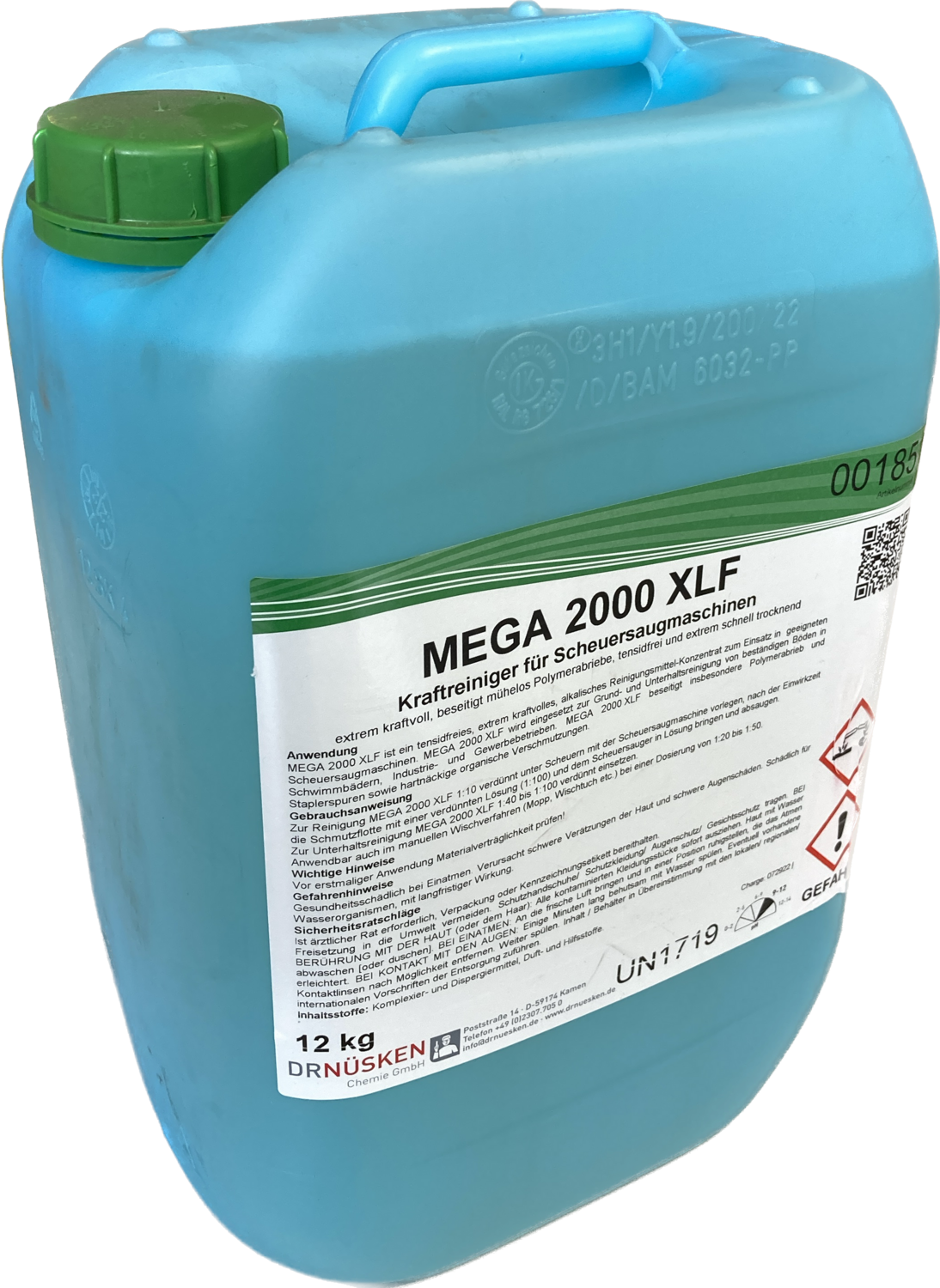 Dr. Nüsken Mega 2000 XLF, alkalischer Intensivreiniger, 12 Liter ...