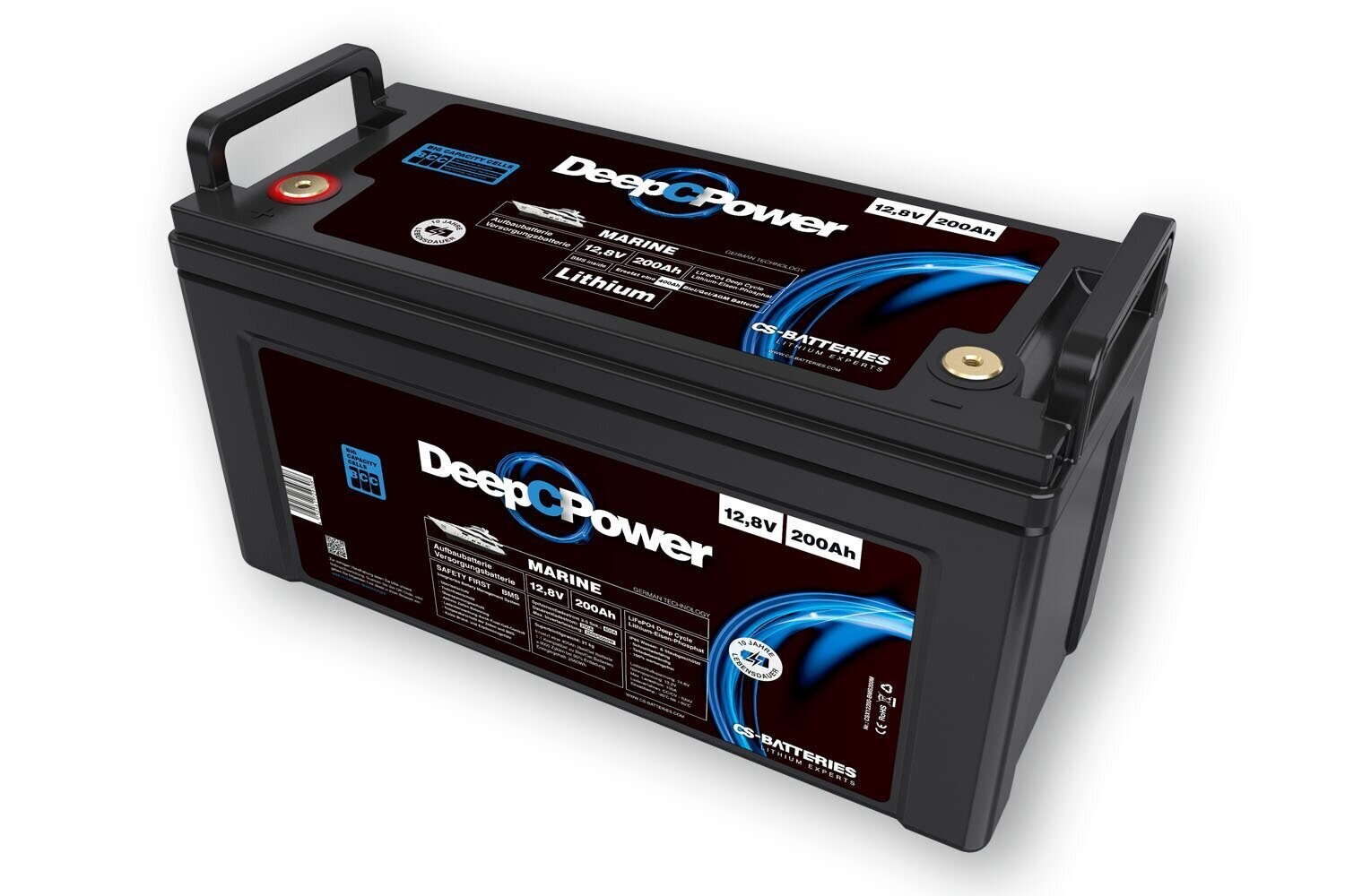CS-Batteries LiFePO4 -Marine/Boot- Batterie 12V / 240Ah