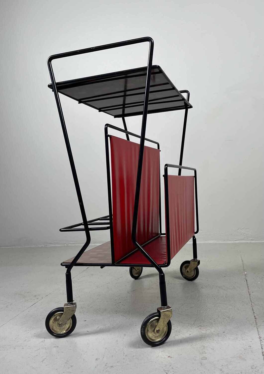 Mid Century Magazine Trolley vintage Shop Antwerp – Black Market ...
