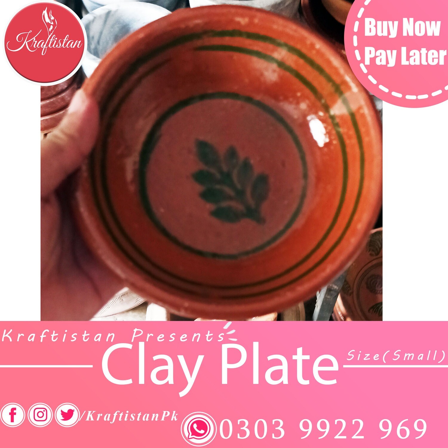 Clay Plate - Small