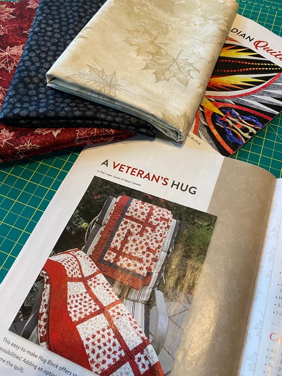 A Veteran’s Hug - Quilt kit by Paul Leger