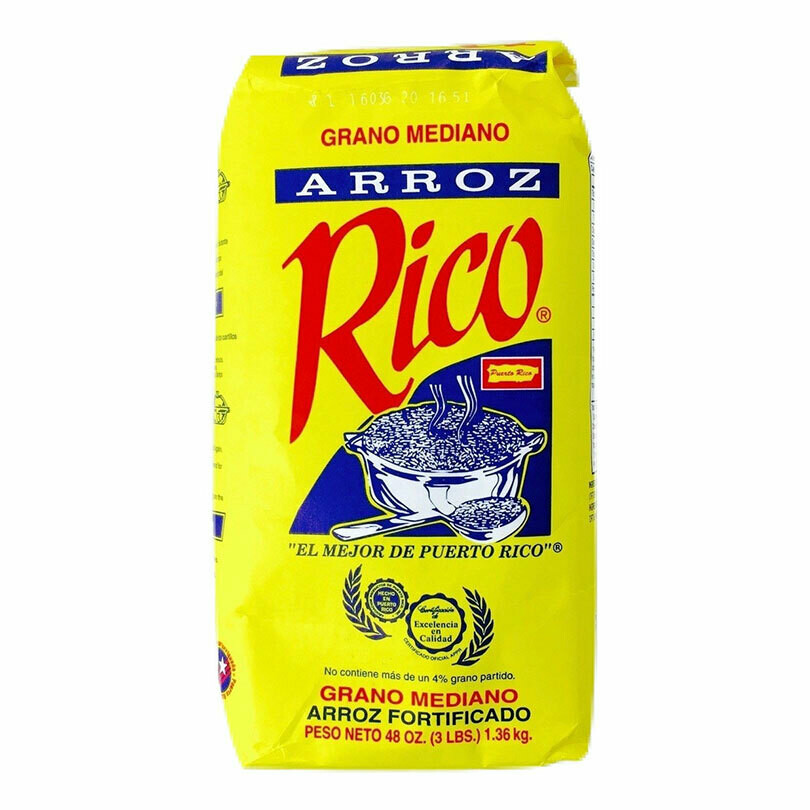 ARROZ RICO MEDIANO 3 LIBRAS