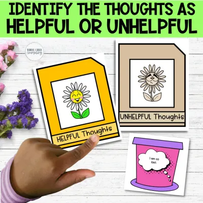 Connecting Thoughts and Feelings CBT Worksheets