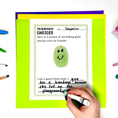 Fingerprint Friends: Expected vs. Unexpected Friendship Behavior