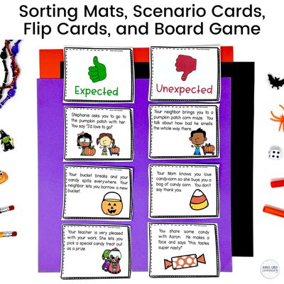 Halloween Expected vs. Unexpected Behavior Game