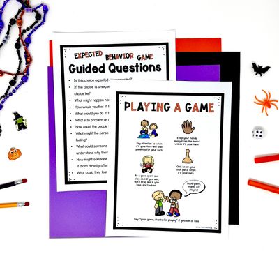 Halloween Expected vs. Unexpected Behavior Game
