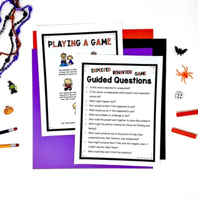 Halloween Expected vs. Unexpected Behavior Game