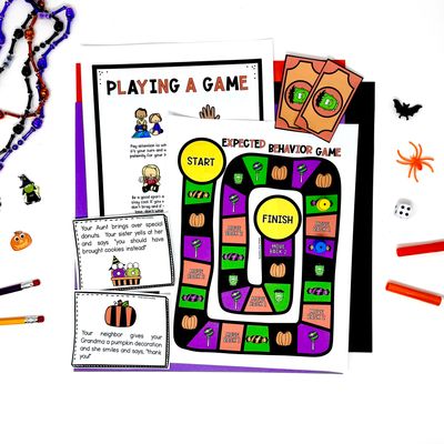 Halloween Expected vs. Unexpected Behavior Game