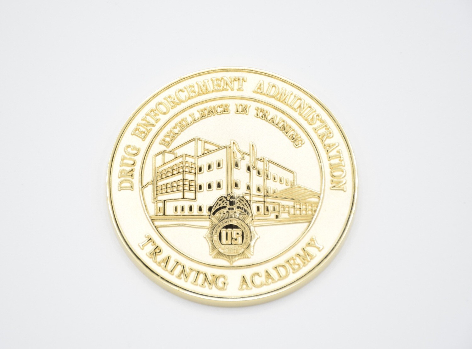 DRUG ENFORCEMENT ADMINISTRATION DEA CHALLENGE COIN POLICE ACADEMY TRAINING