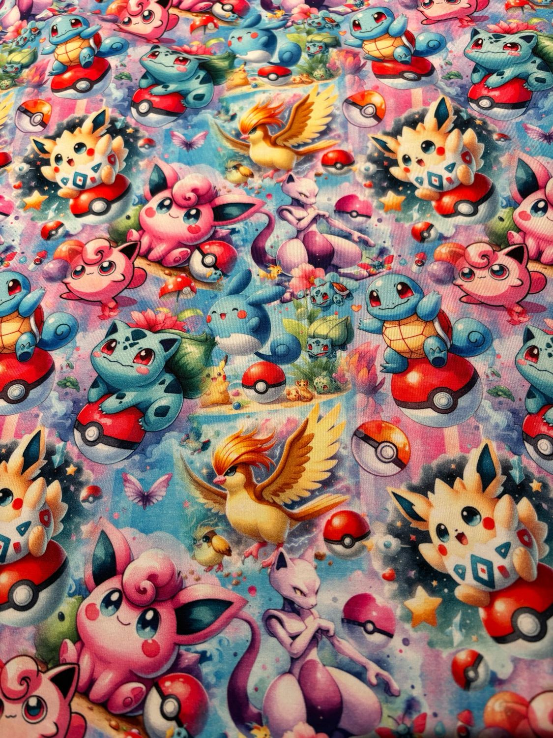 Coton Spandex Animaux forêt