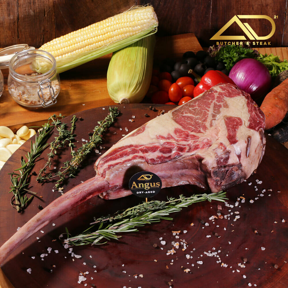 1.4KG Australian Premium Angus MB2 Tomahawk | Raw Steak