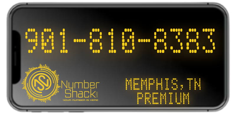 Buy a Premium MEMPHIS, TN Area Code 901 Number