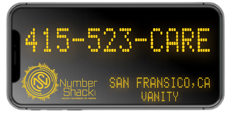 Buy a SAN FRANCISCO Number Area Code 415-523-CARE