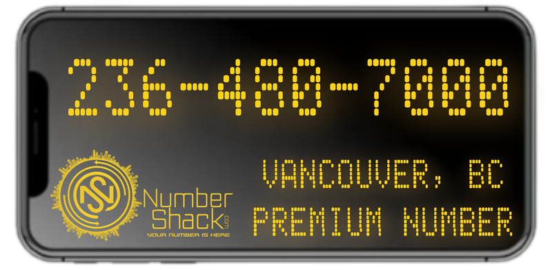 236-480-7000 Vancouver phone number for sale