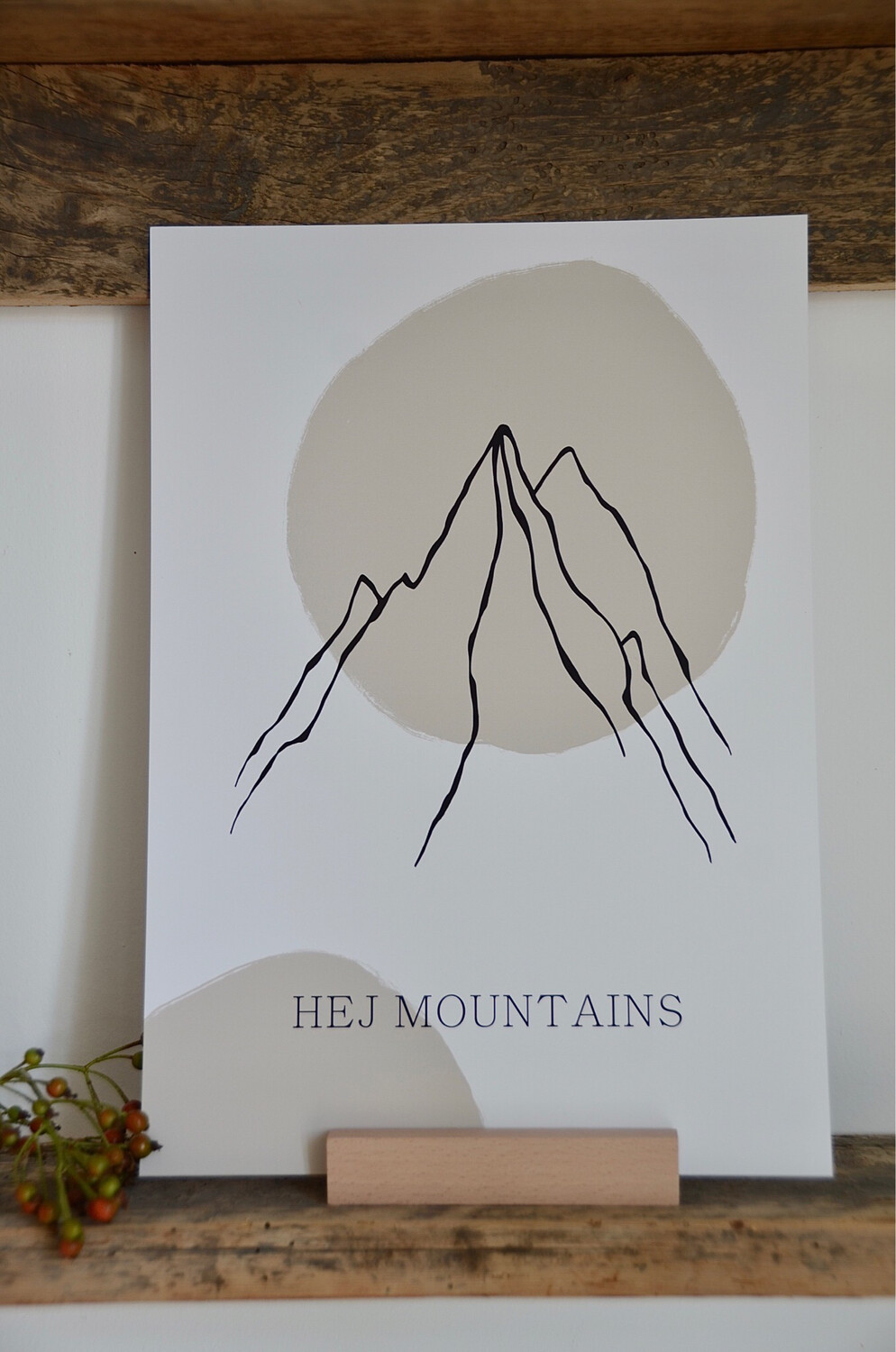 Poster “Hello Mountains”