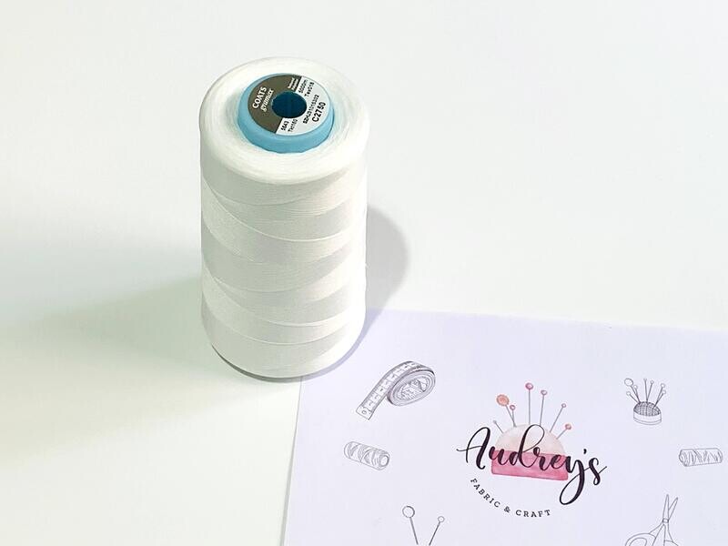 Coats Gramax 160 Overlocker Thread | C2750 (Off-White) | 5000m Spool