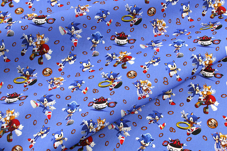Sonic the Hedgehog | PRE-ORDER Cotton Woven | 142cm wide