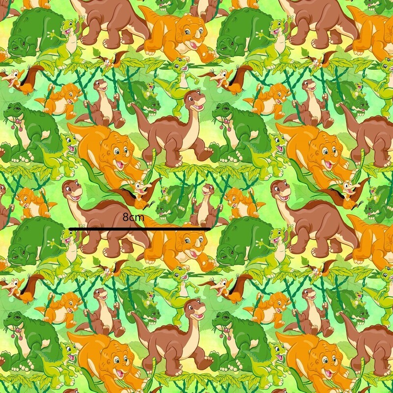 The Land Before Time | Digital Print Custom Cotton Woven | 145cm Wide