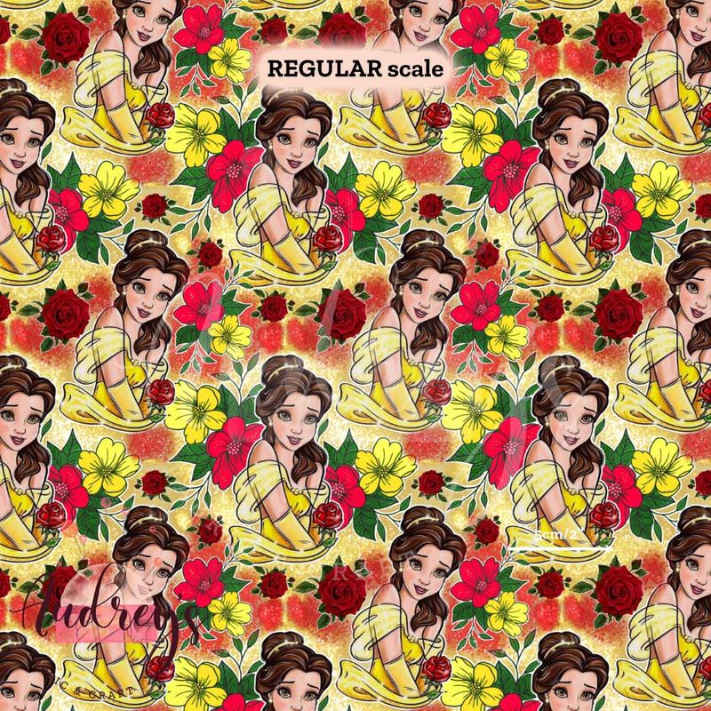 Belle Floral | PRE-ORDER Digitally Printed Fabric | 27 Fabric Bases