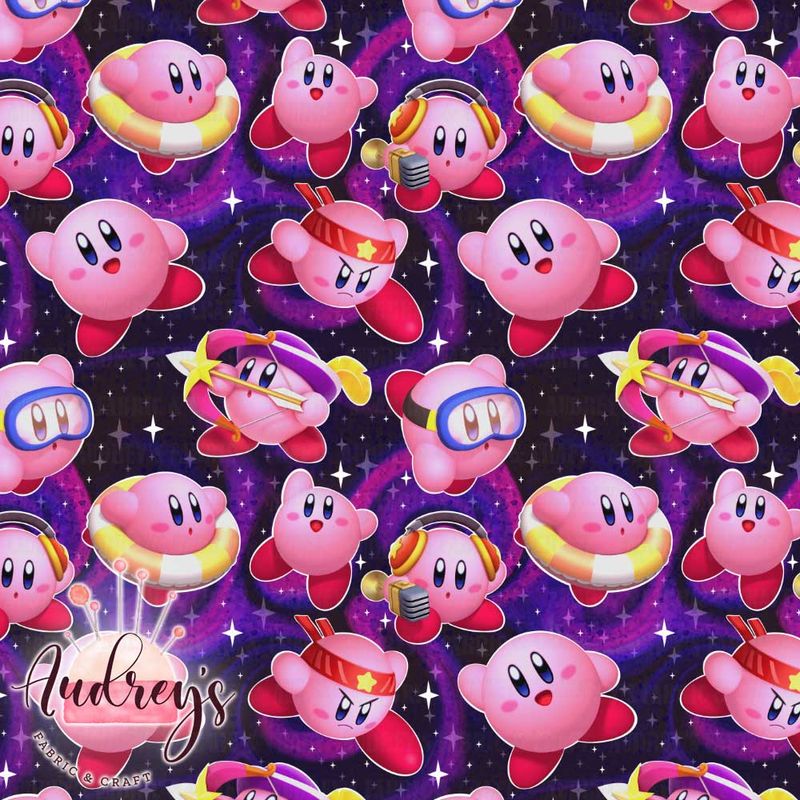 Kirby | PRE-ORDER Digitally Printed Fabric | 27 Fabric Bases