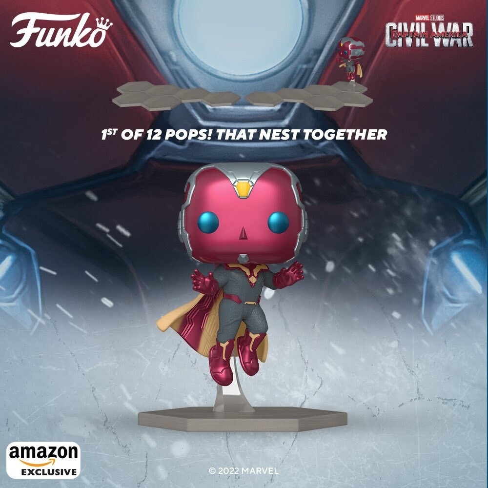 PRE-ORDEN Funko pop! Vision Civil War Diorama