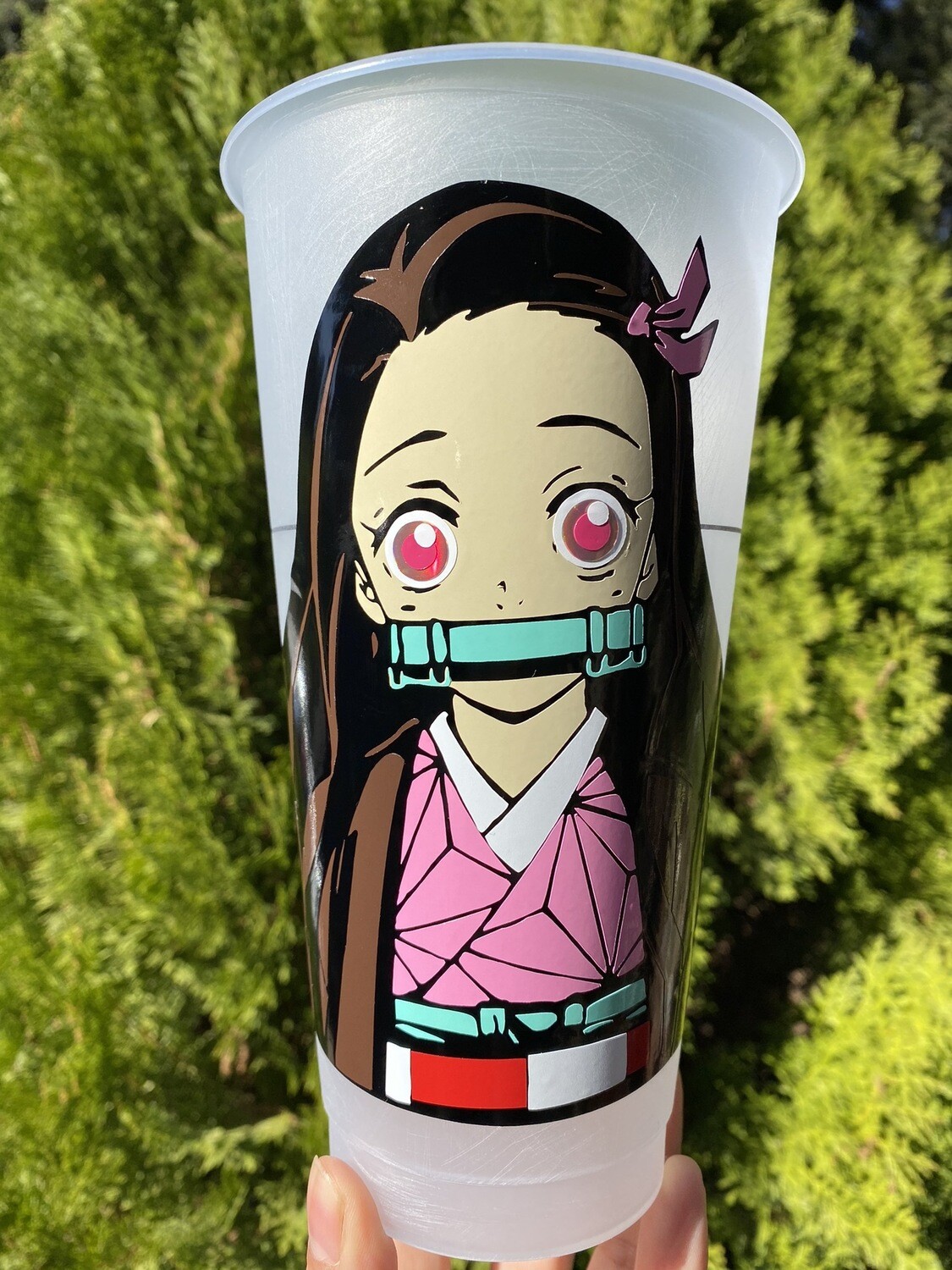 Demon Slayer Nezuko Starbucks Cup Custom Cup Cold Cup Home & Living ...