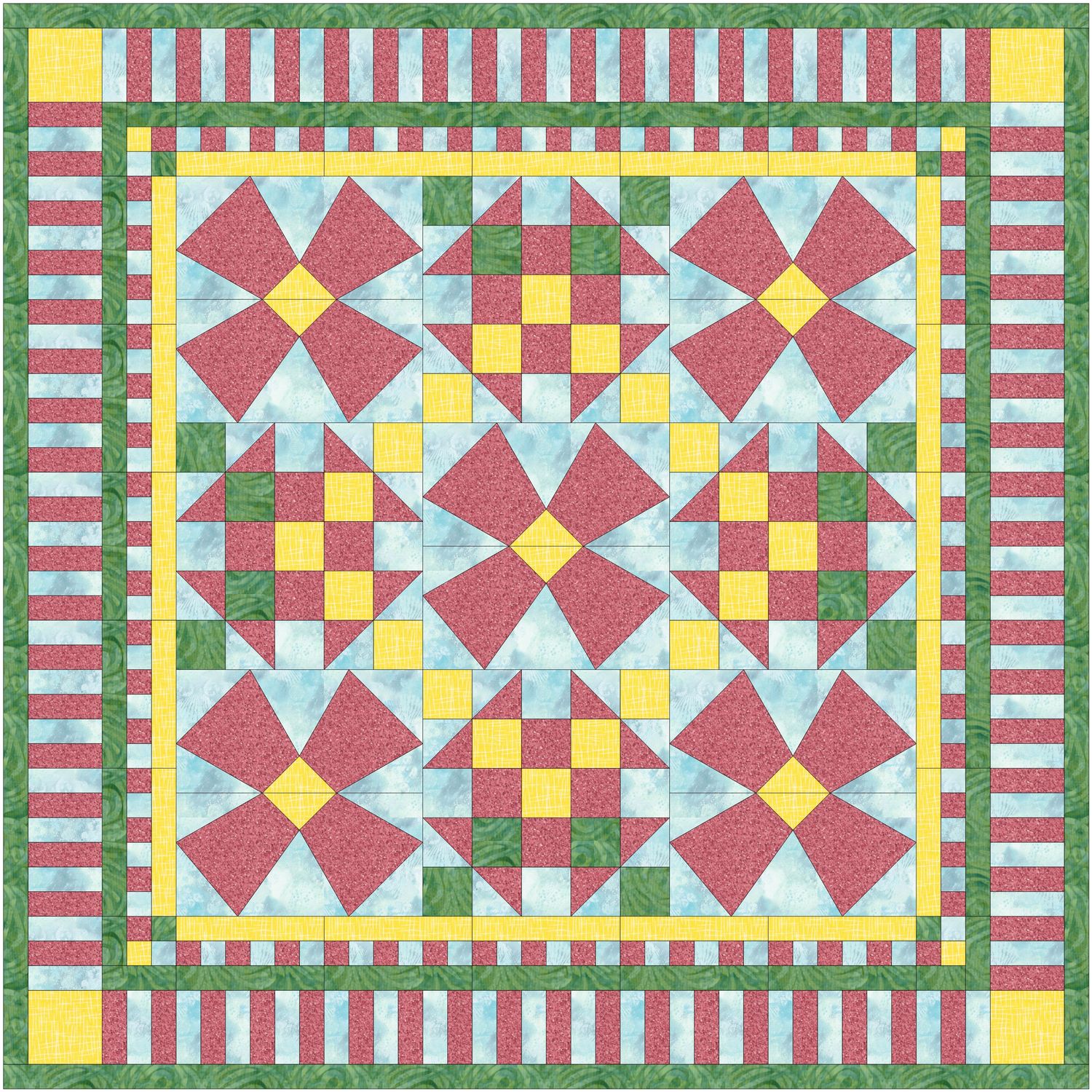 Spinning Dogwood Blossoms PDF | QuiltingWithLori