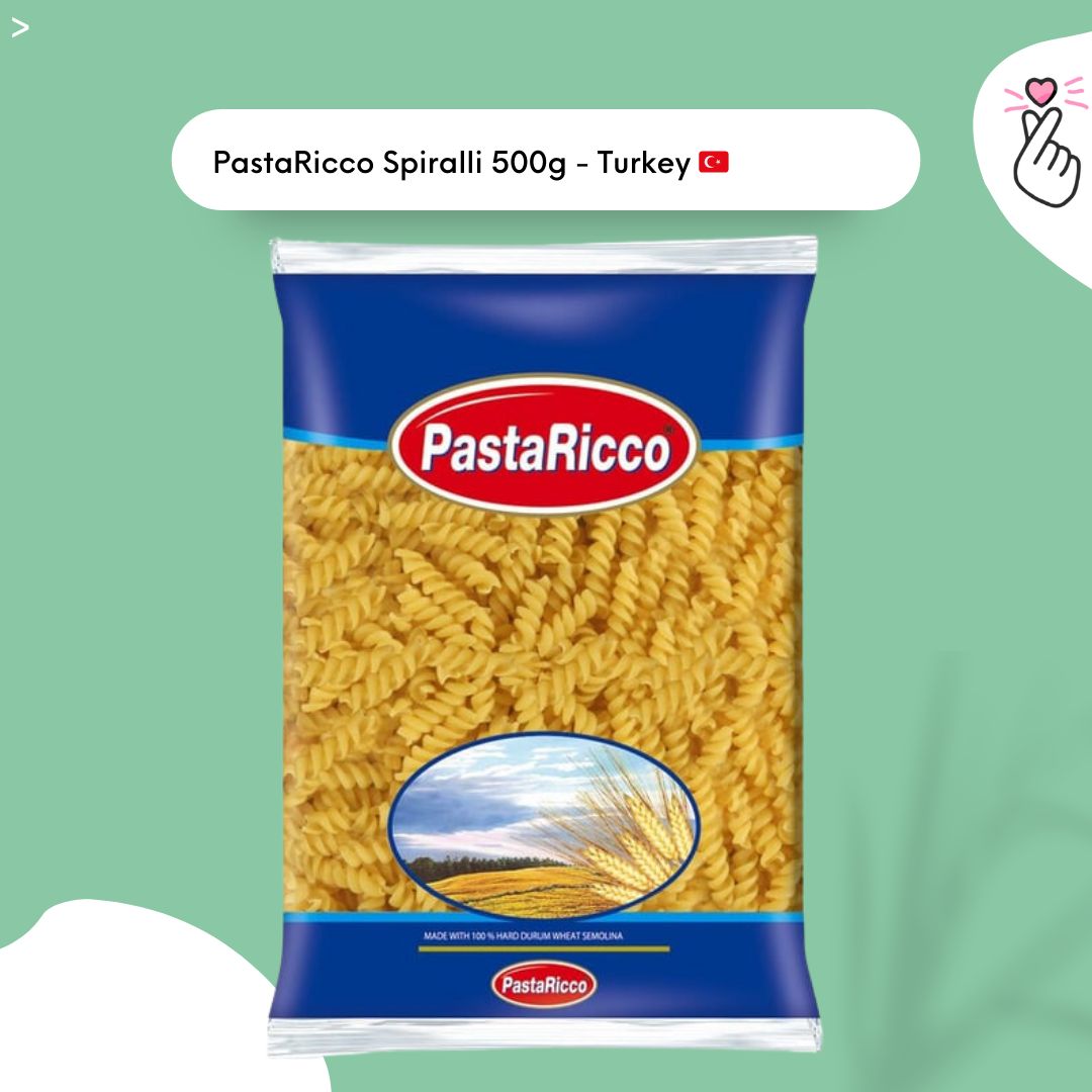 PastaRicco Spiralli 500g - Turkey 🇹🇷